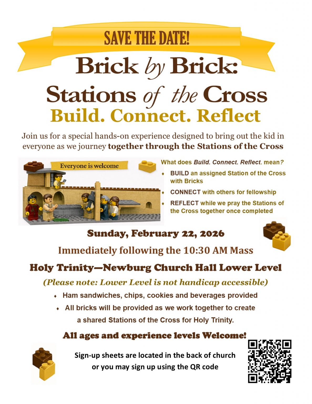 Brick by Brick Stations of the Cross Gathering - Holy Trinity Catholic ...